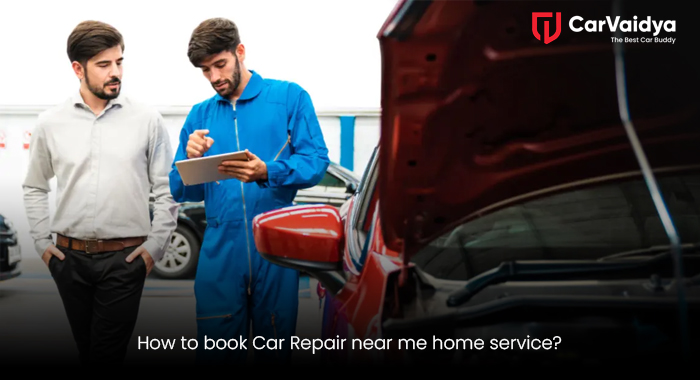 How to book Car Repair near me home service | CarVaidya
