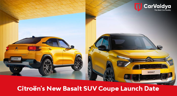 Citroën's New Basalt SUV Coupe Launch Date | CarVaidya